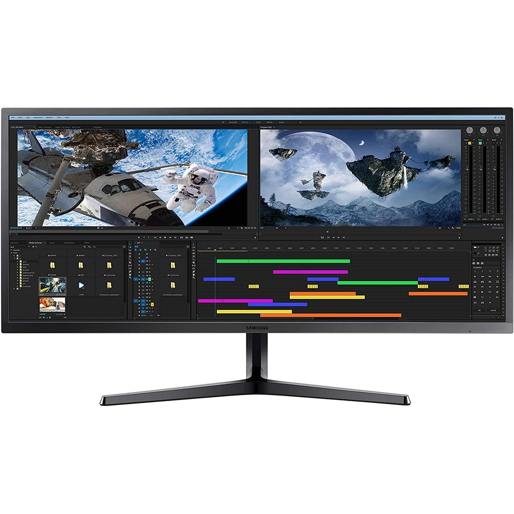 34-inch Monitor 3440 x 1440 LCD (LS34J550WQNXZA) | Back Market