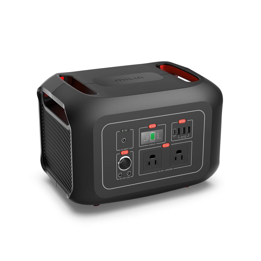 Milin Portable Power Station Solar panel and charger | Back Market