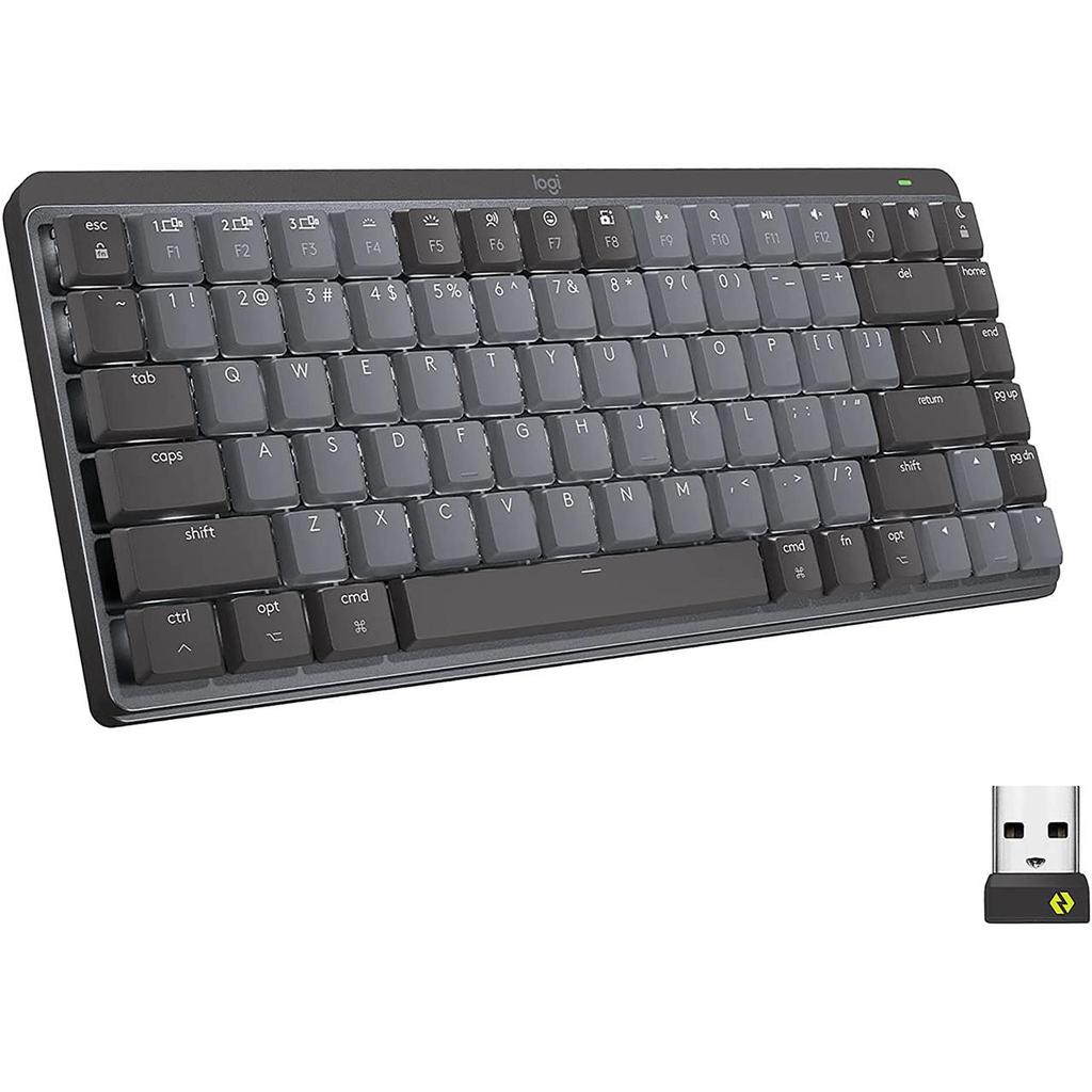Logitech Keyboard QWERTY Wireless Backlit Keyboard MX | Back Market
